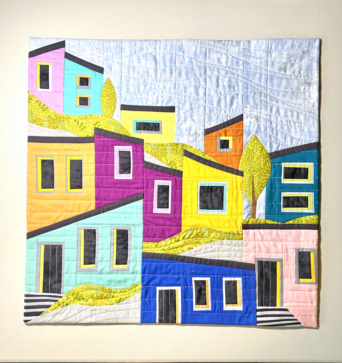 2020 Guild Challenge: Urban – Inland Empire Modern Quilt Guild